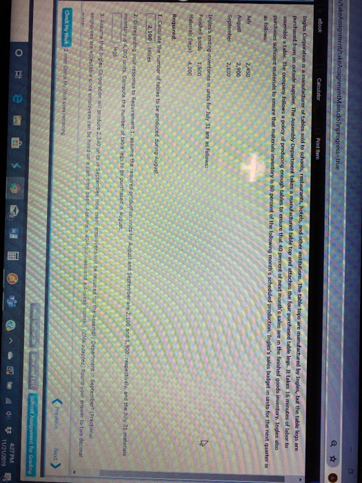 RakeAssignment/takeAssignmentMain.do?inprogress=true | Chegg.com