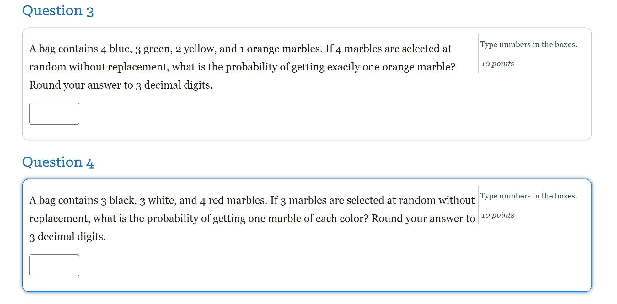 Solved Please answer these 2 ﻿questions -- ﻿they are related | Chegg.com