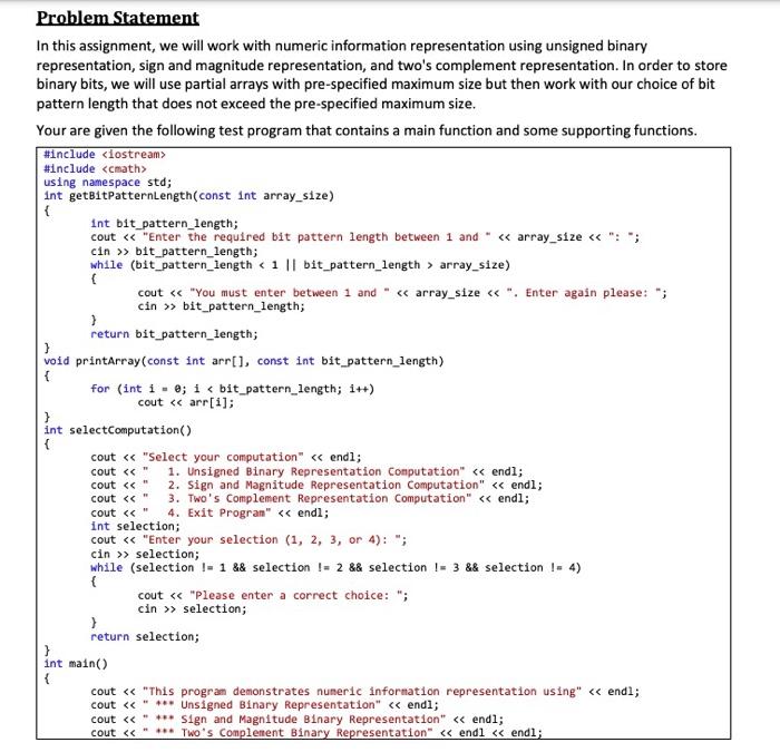Solved Problem Statement In this assignment, we will work | Chegg.com