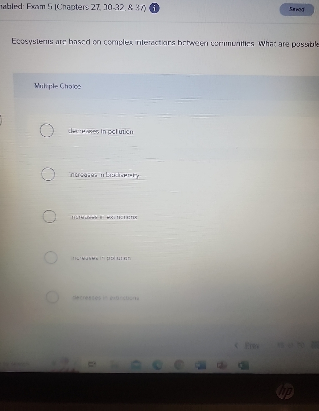 Solved Ecosystems are based on complex interactions between | Chegg.com