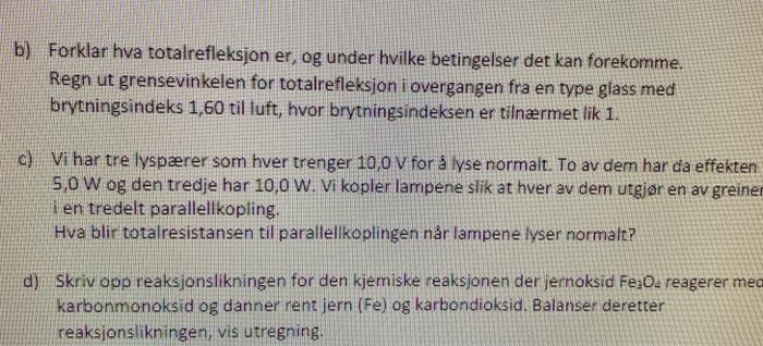 Solved Oppgave 4 a) Skriv opp en formel for trykket p ved en | Chegg.com