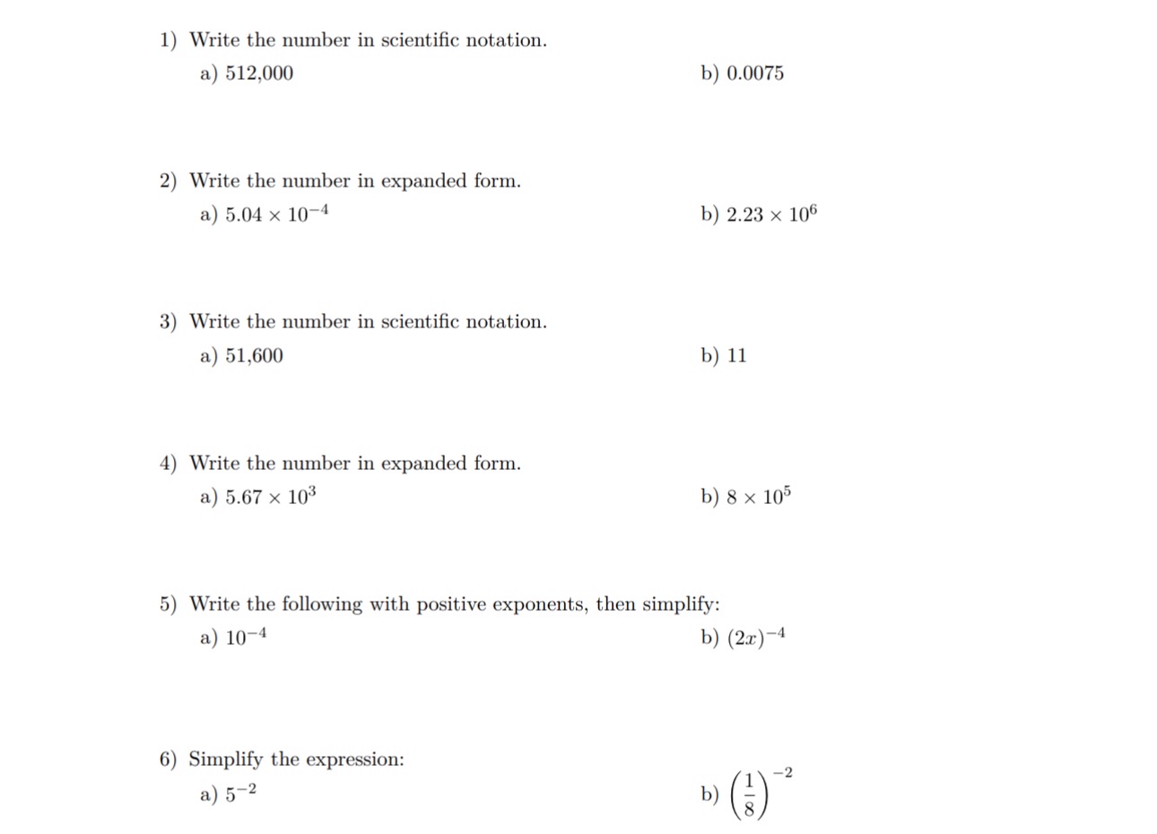 Solved Write the number in scientific | Chegg.com