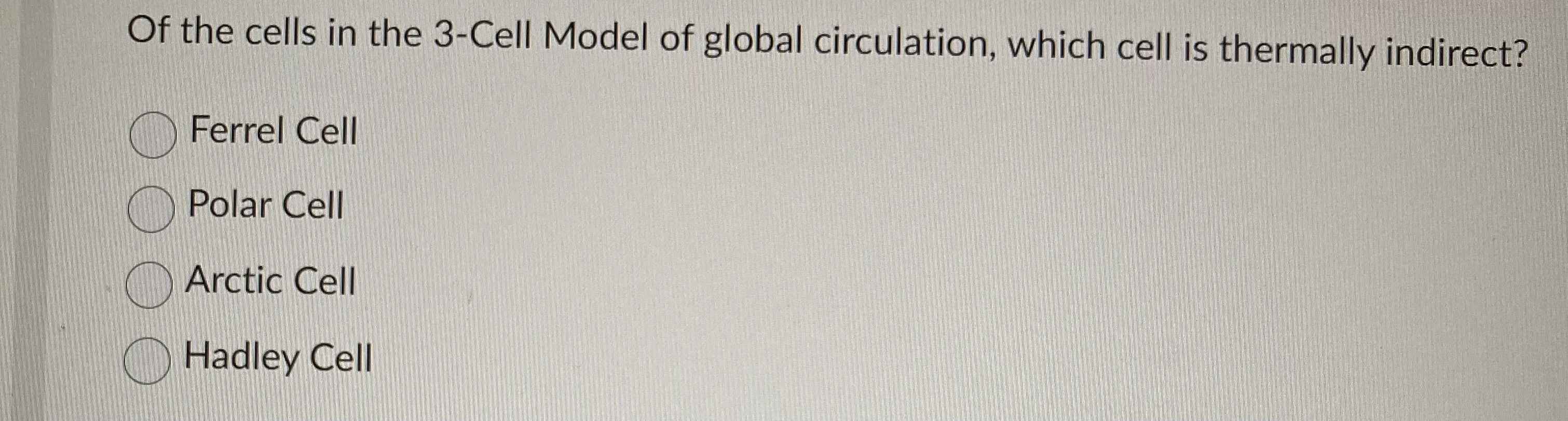 Solved Of the cells in the 3-Cell Model of global | Chegg.com
