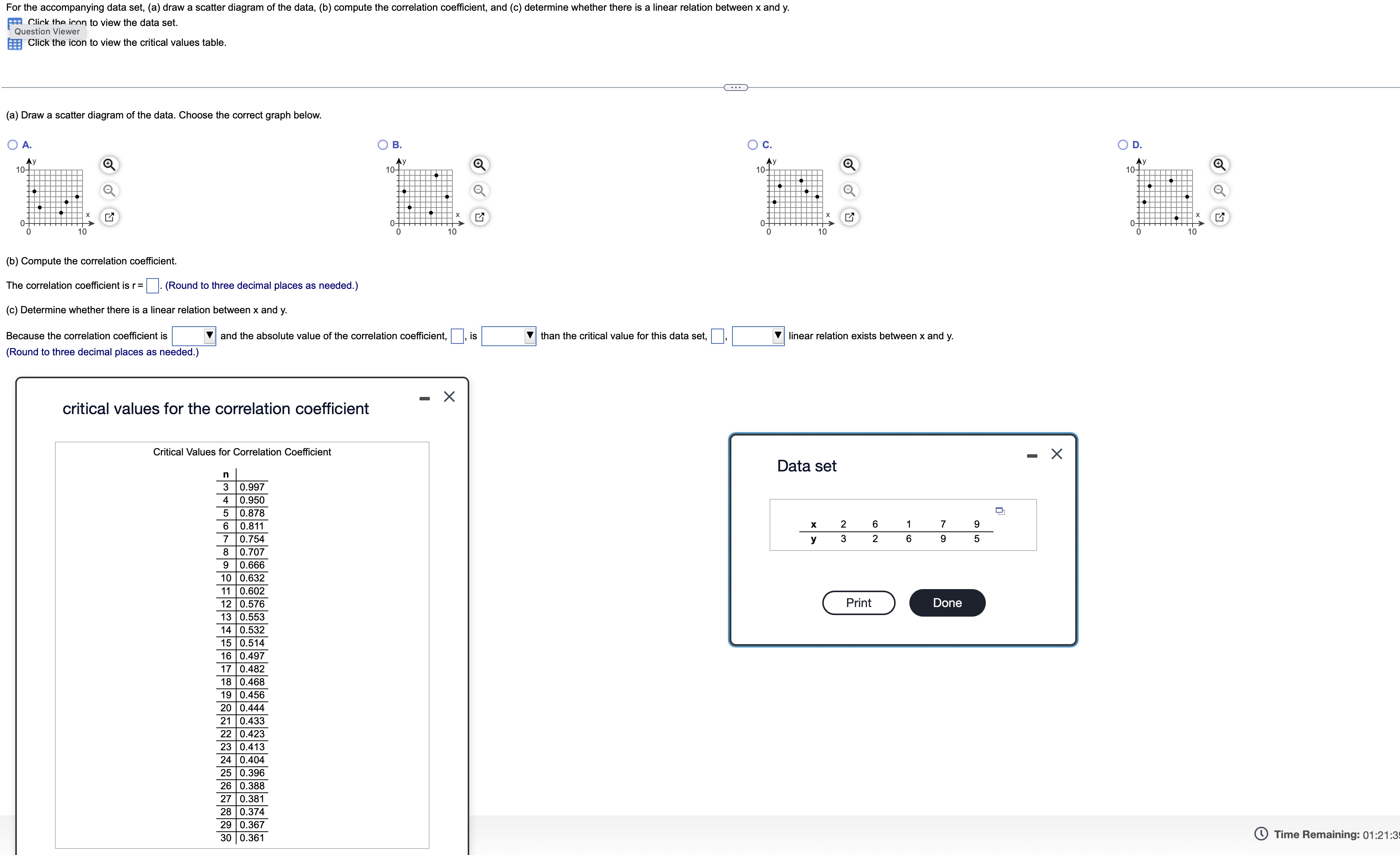 Solved Flick the irnn to view the data set.Question Viewe每 | Chegg.com