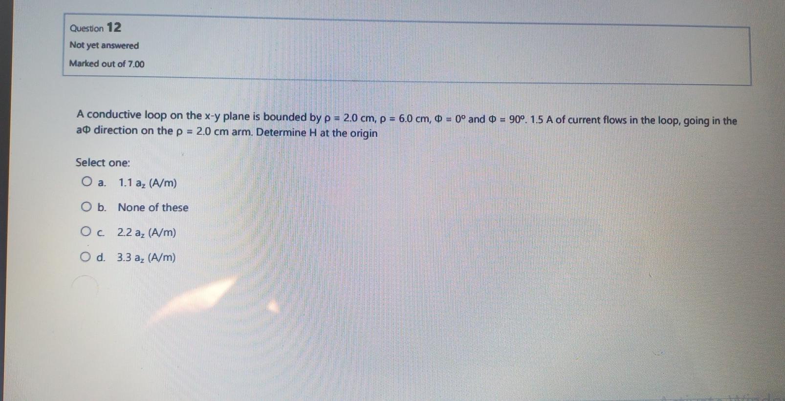 Solved A conductive loop on the x−y plane is bounded by | Chegg.com