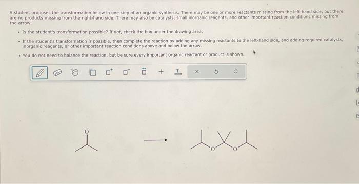 Solved A student proposes the transformation below in one | Chegg.com