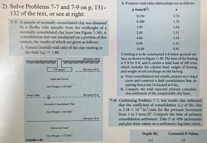 Solved Solve Problems 7-7 and 7-9 on p. 131- 2. | Chegg.com