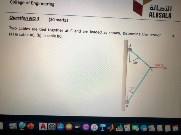 Solved Alasala University College of Engineering الأصالة | Chegg.com