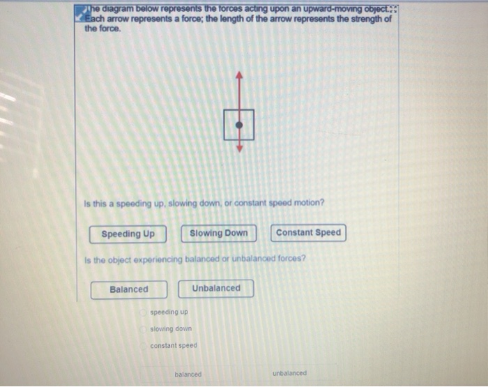 Solved The motion of a rightward-moving object is | Chegg.com