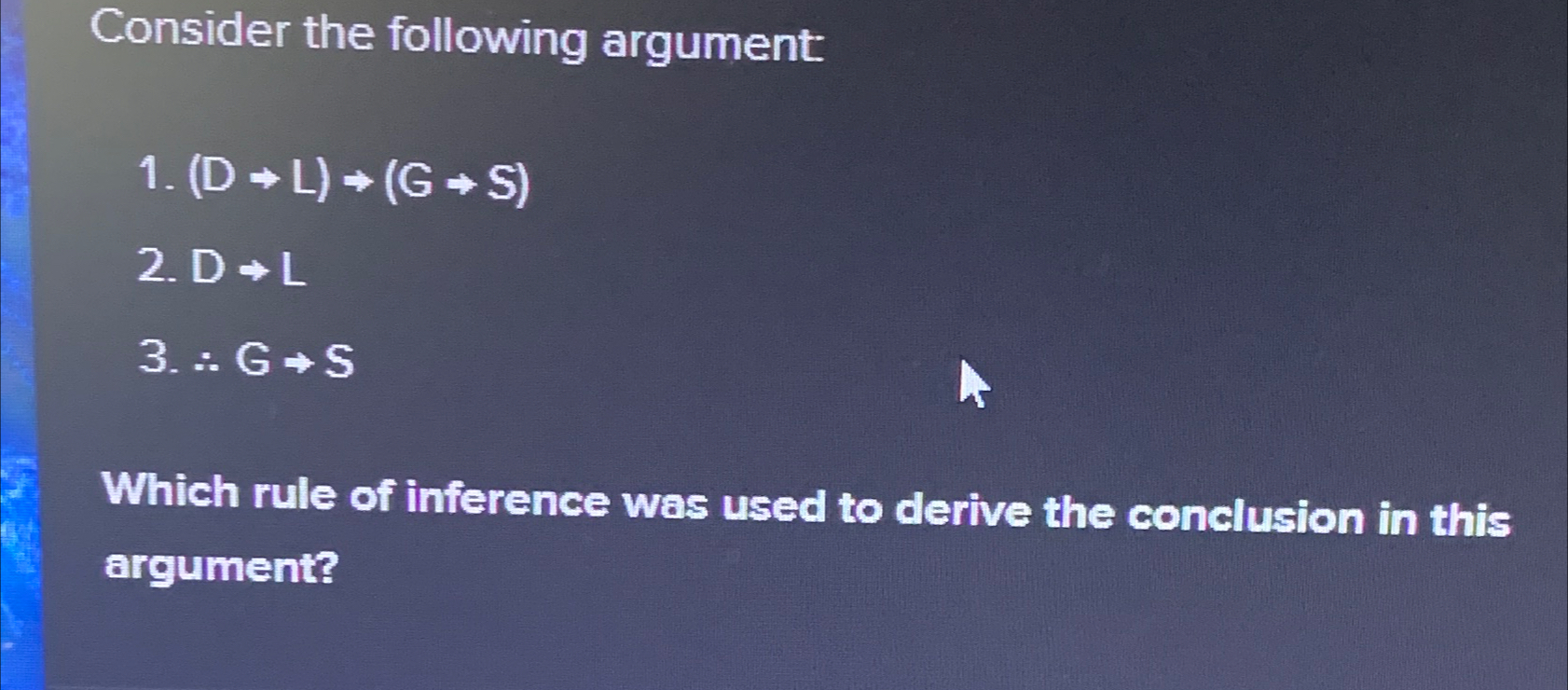 Solved Consider the following | Chegg.com