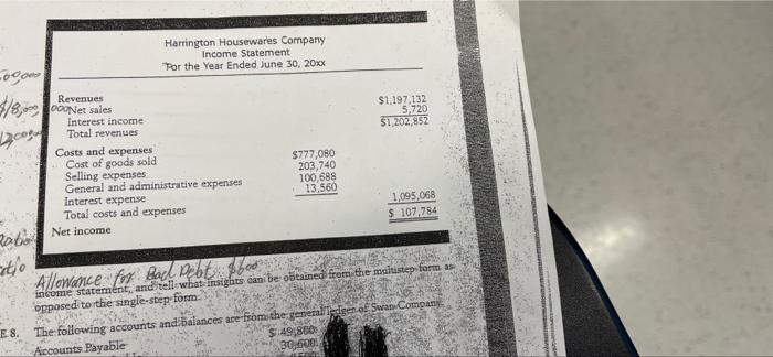 Solved E8. uitistep form as opposed to the single-step form: | Chegg.com