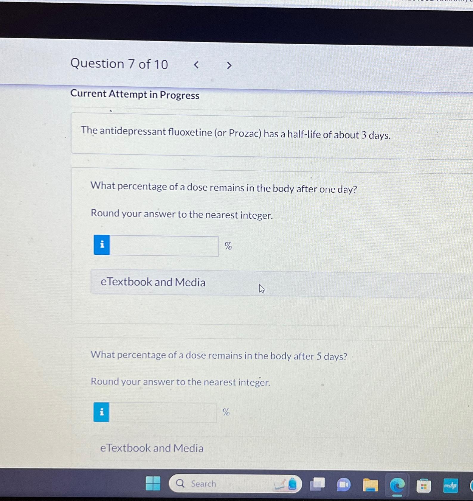 Solved Question 7 ﻿of 10Current Attempt in ProgressThe | Chegg.com