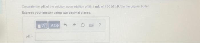 Solved A 1.0-L buffer solution contains 0.100 mol HC₂H3O2 | Chegg.com