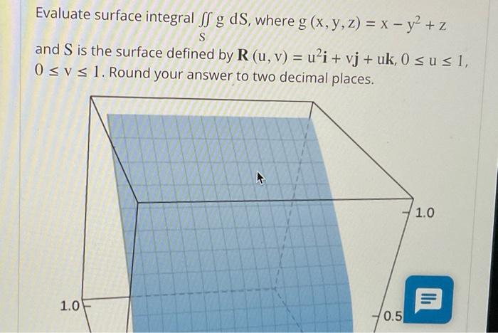 Solved Evaluate surface integral ff g dS, where g (x, y, z) | Chegg.com