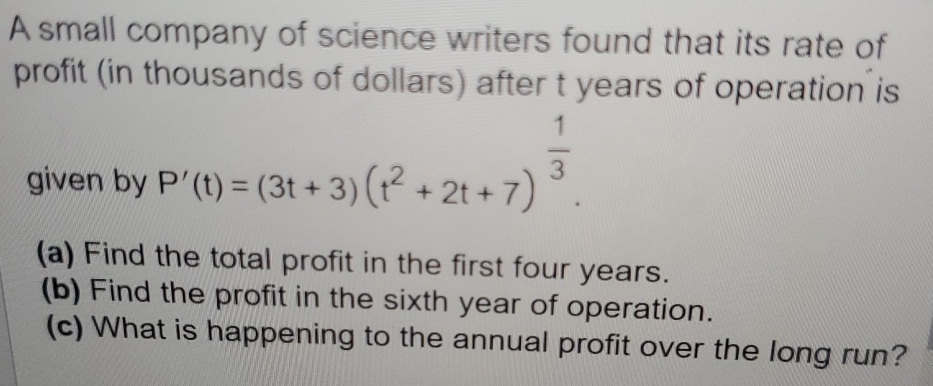Solved A small company of science writers found that its | Chegg.com