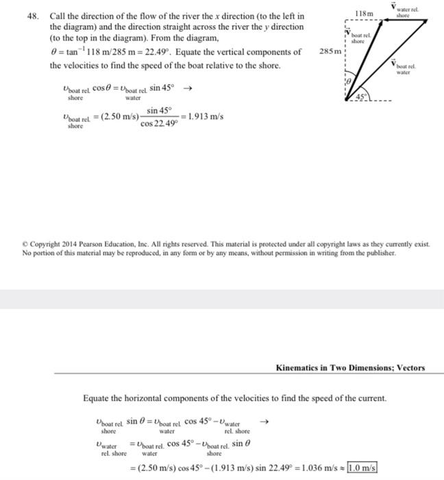 Solved Here is a relative velocity question and its answer. | Chegg.com