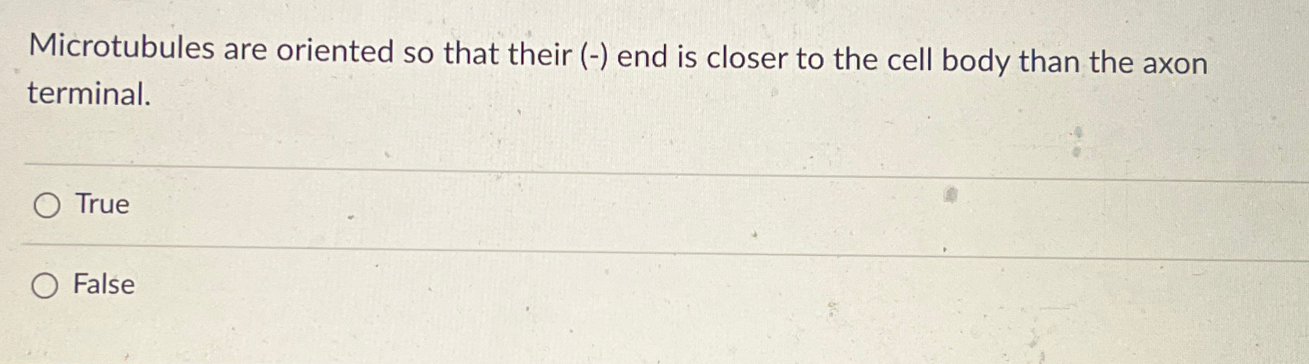 Solved Microtubules are oriented so that their (-) ﻿end is | Chegg.com