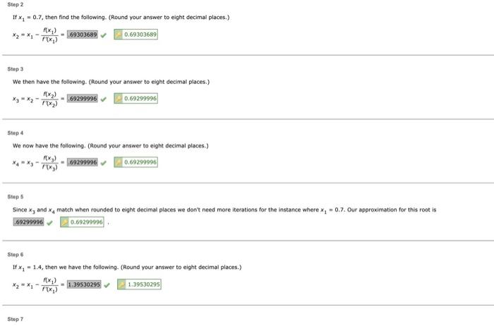 Solved Use Newton's method to find all the roots of the | Chegg.com