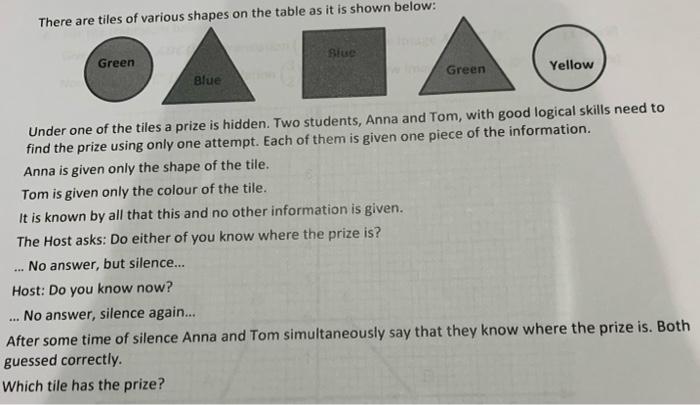 Solved a) use any logical or systematic approach to solve | Chegg.com