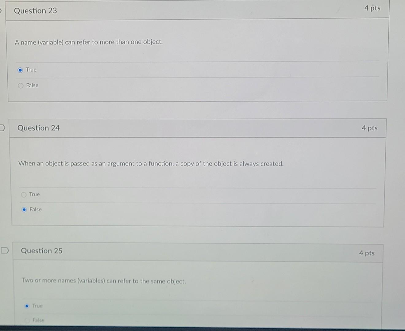 Solved Examine the following code, then answer the following | Chegg.com