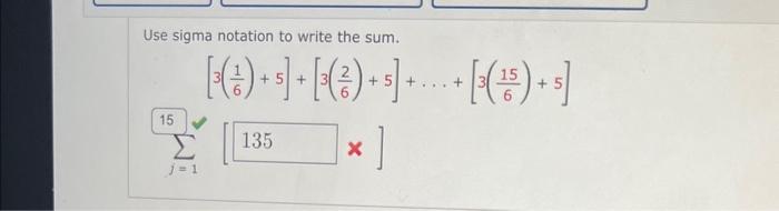 Solved Use sigma notation to write the sum. | Chegg.com
