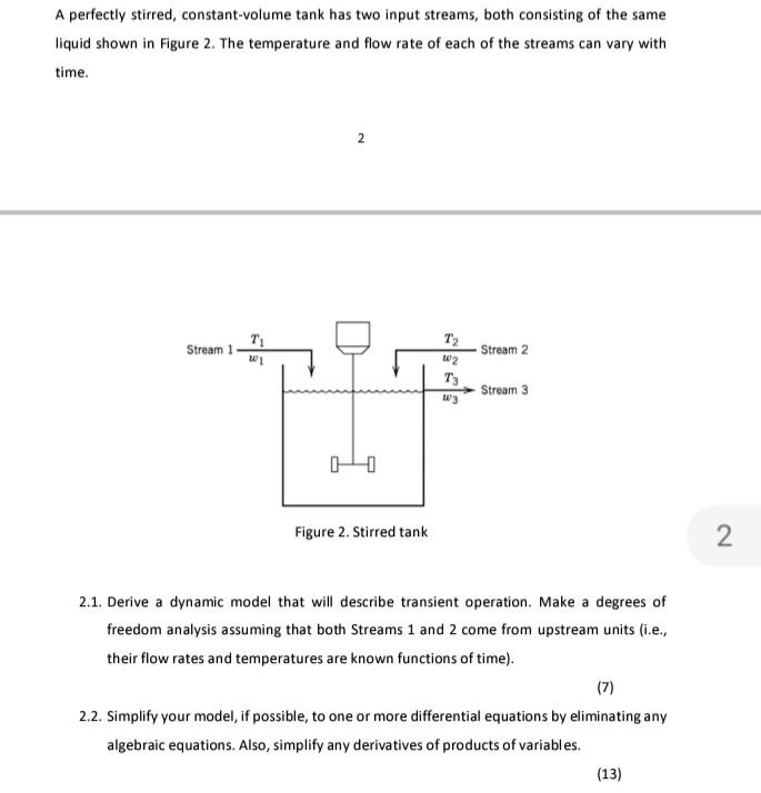 Solved 1.3. Two flow control loops are shown in Figure 1. | Chegg.com