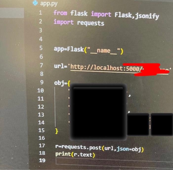 Solved hg I have flask app that hit api ftom other flask | Chegg.com