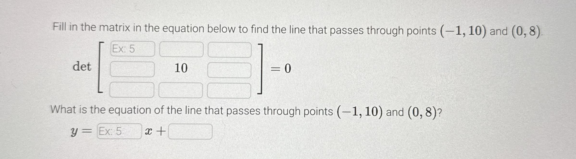 Solved by an EXPERT Fill in the matrix in the equation below to find the | Chegg.com