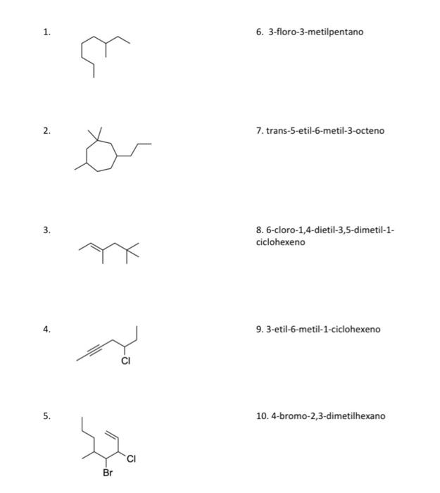 Solved write the iupac nomenclature and draw the skeletal | Chegg.com