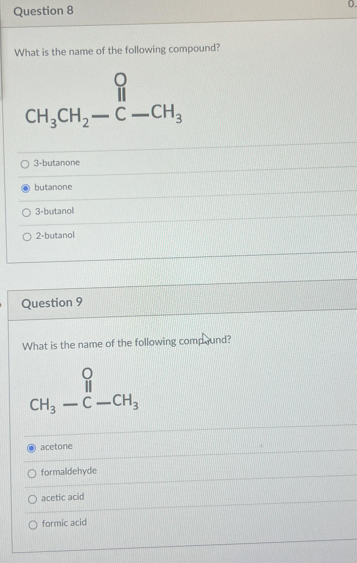 Solved Question 8What is the name of the following | Chegg.com