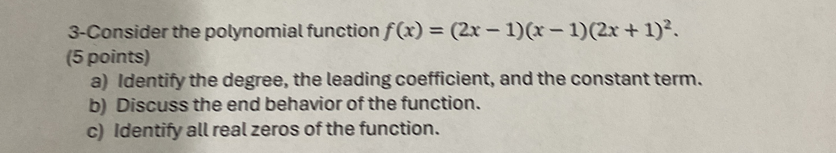 Solved 1-Find a quadratic function of the form f(x)=ax2+bx+c | Chegg.com