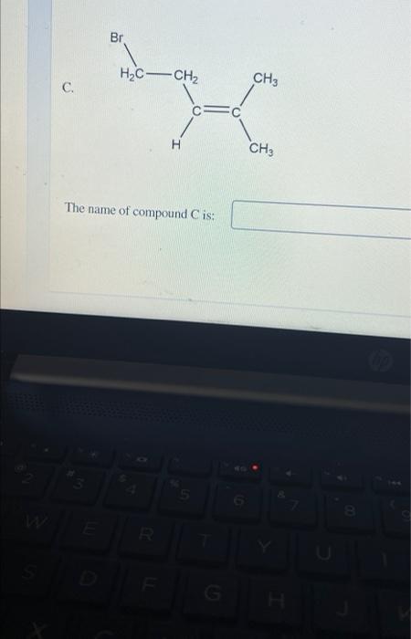 Solved Name the three alkenes using systematic names. H3C | Chegg.com