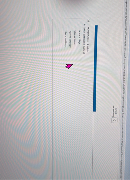 Solved 37:43Time ferwaining 26 ﻿Multiple Choice 2 | Chegg.com