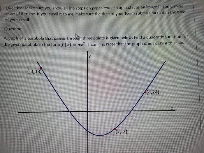 Solved Direction: Make sure you show all the steps on paper. | Chegg.com