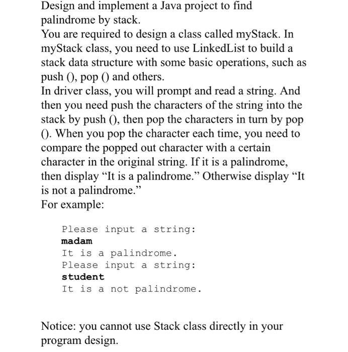 Solved Design and implement a Java project to find | Chegg.com