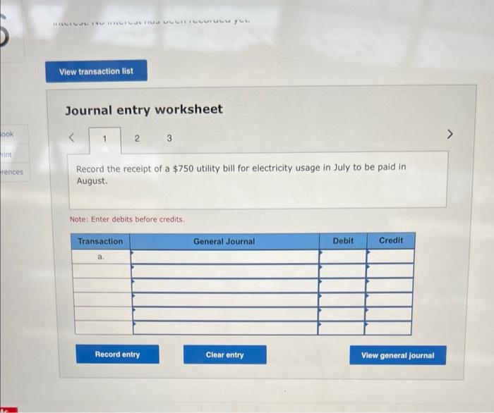 Solved Required: For each of the following transactions for | Chegg.com