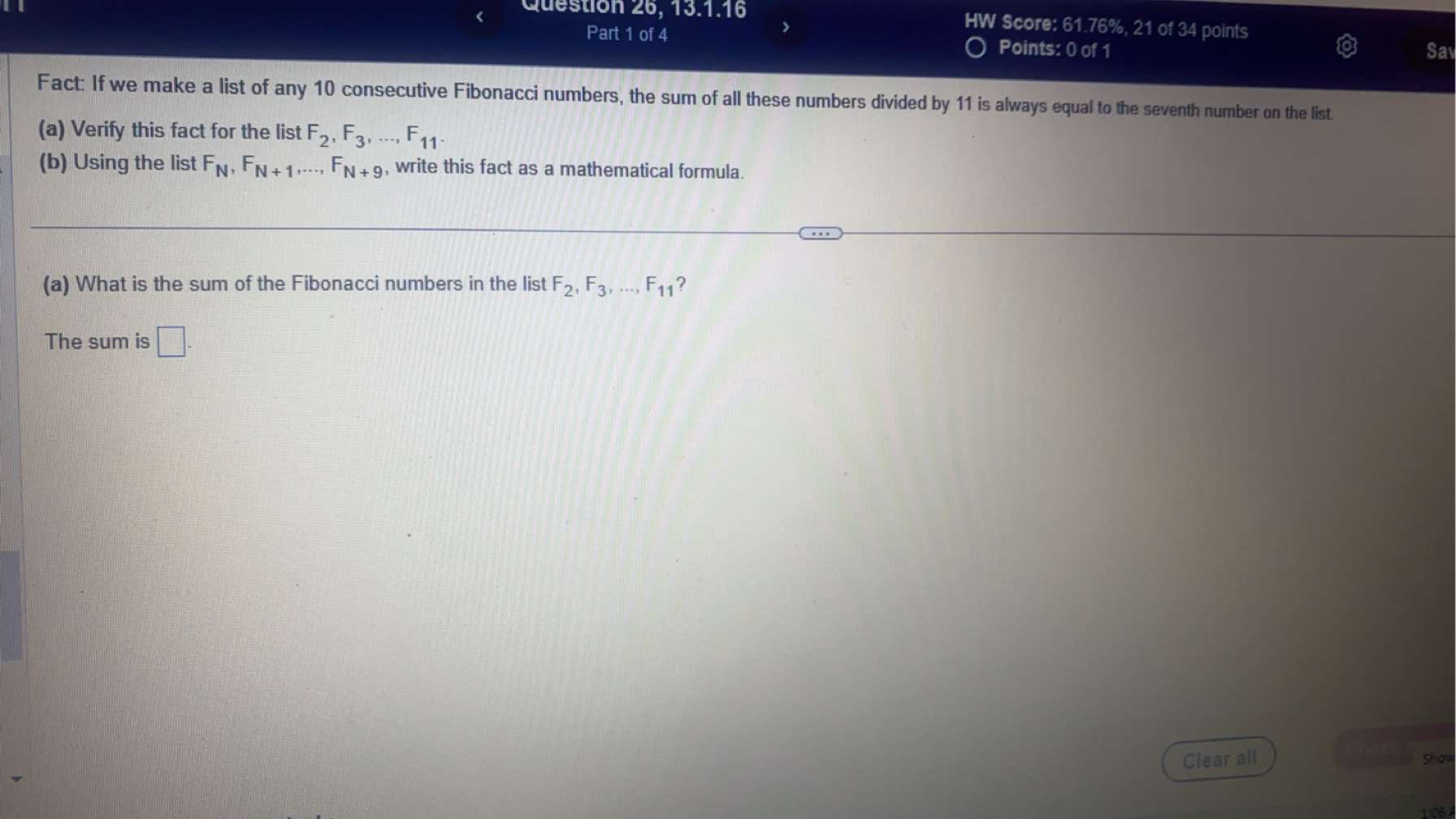 Solved Fact: If we make a list of any 10 ﻿consecutive | Chegg.com