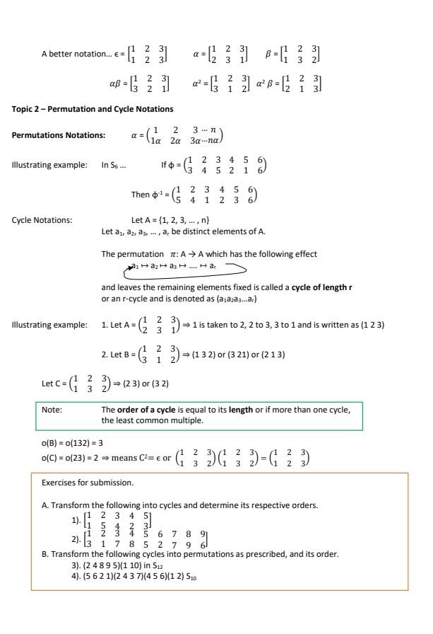 Solved MODULE 10 - PERMUTATIONS Objectives At the end of the | Chegg.com
