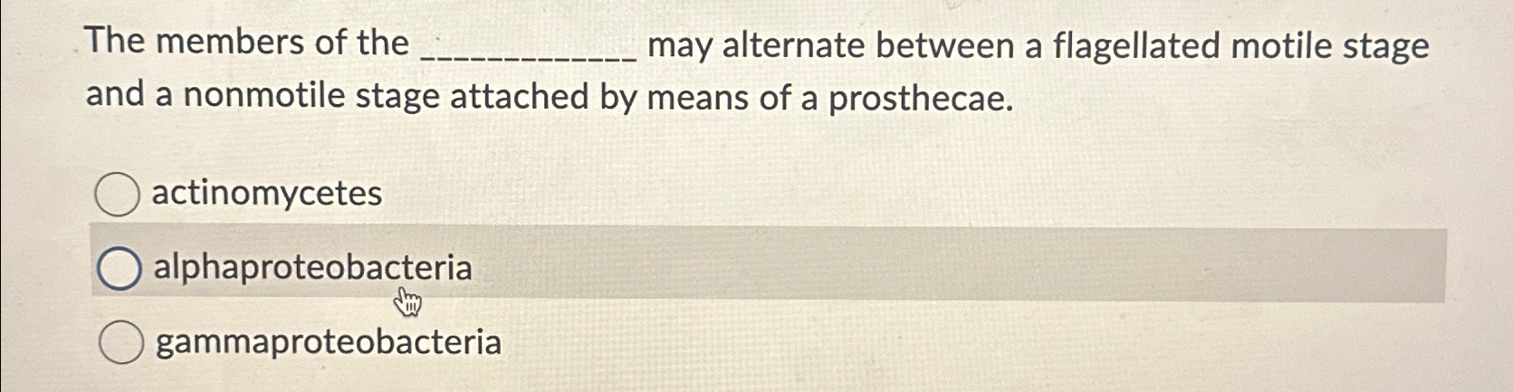 Solved The members of the may alternate between a | Chegg.com