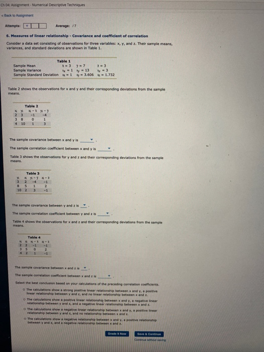 Solved Ch 014: Assignment - Numerical Descriptive Techniques | Chegg.com