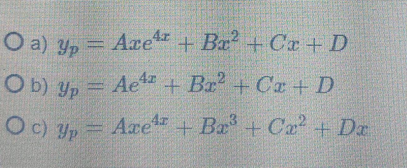 Solved For the inhomogeneous linear differential equation | Chegg.com