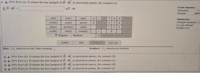 Solved Consider the five different scenarios with oriented | Chegg.com