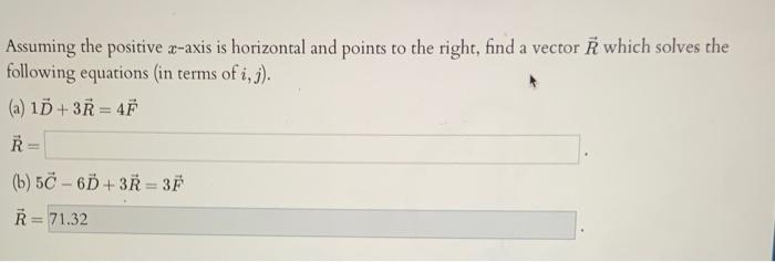 Solved Assuming the positive x-axis is horizontal and points | Chegg.com