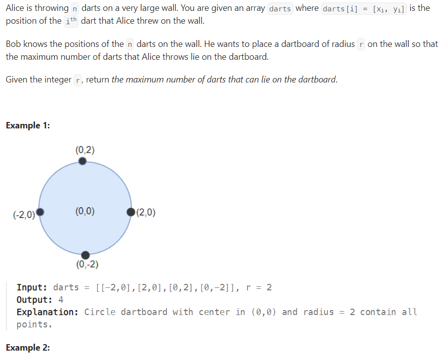 Solved Alice is throwing n ﻿darts on a very large wall. You | Chegg.com