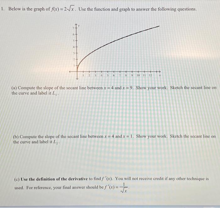 Solved 1. Below is the graph of f(x)=2x. Use the function | Chegg.com