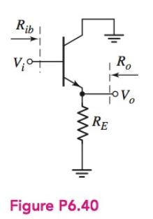 Solved Consider the ac equivalent circuit in Figure P6.40. | Chegg.com