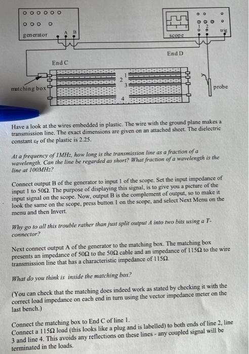 Have a look at the wires embedded in plastic. The | Chegg.com