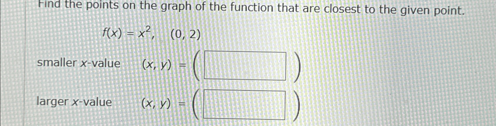 Solved Find the points on the graph of the function that are | Chegg.com