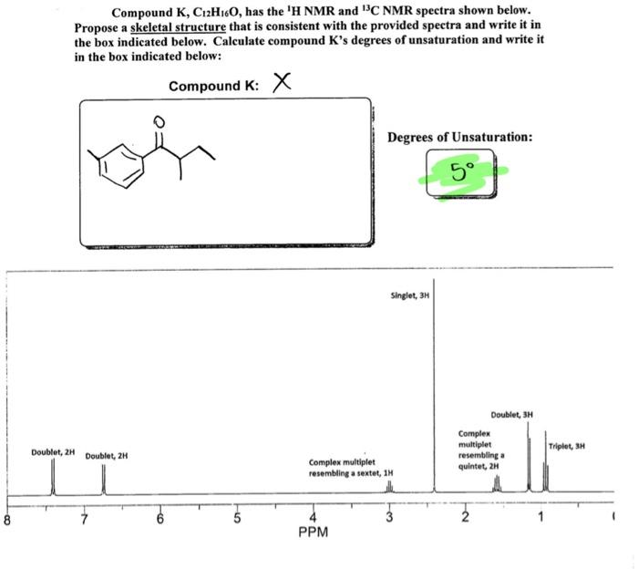 Solved skeletal structure for compound K and Y are wrong. | Chegg.com