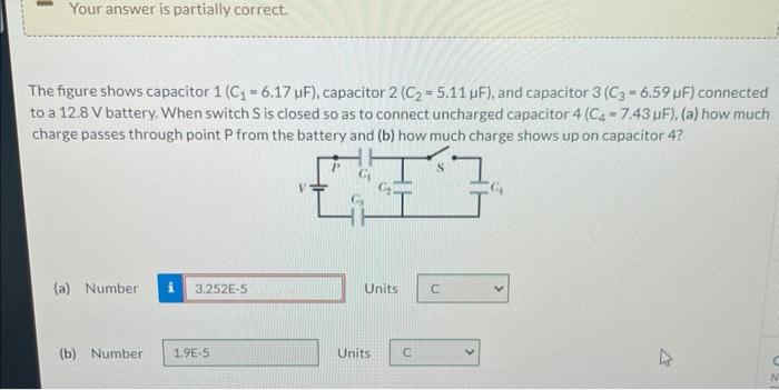 Solved The figure shows capacitor 1(C1=6.17μF), capacitor | Chegg.com